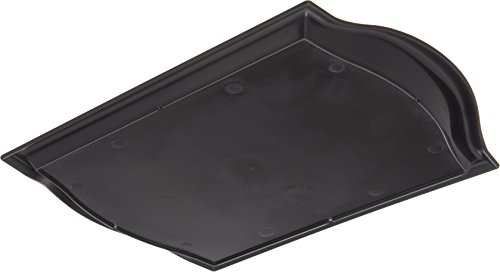 Carlisle FoodService Products 1217BT03 Bistro Plastic Café Tray, 12" X 17", Black