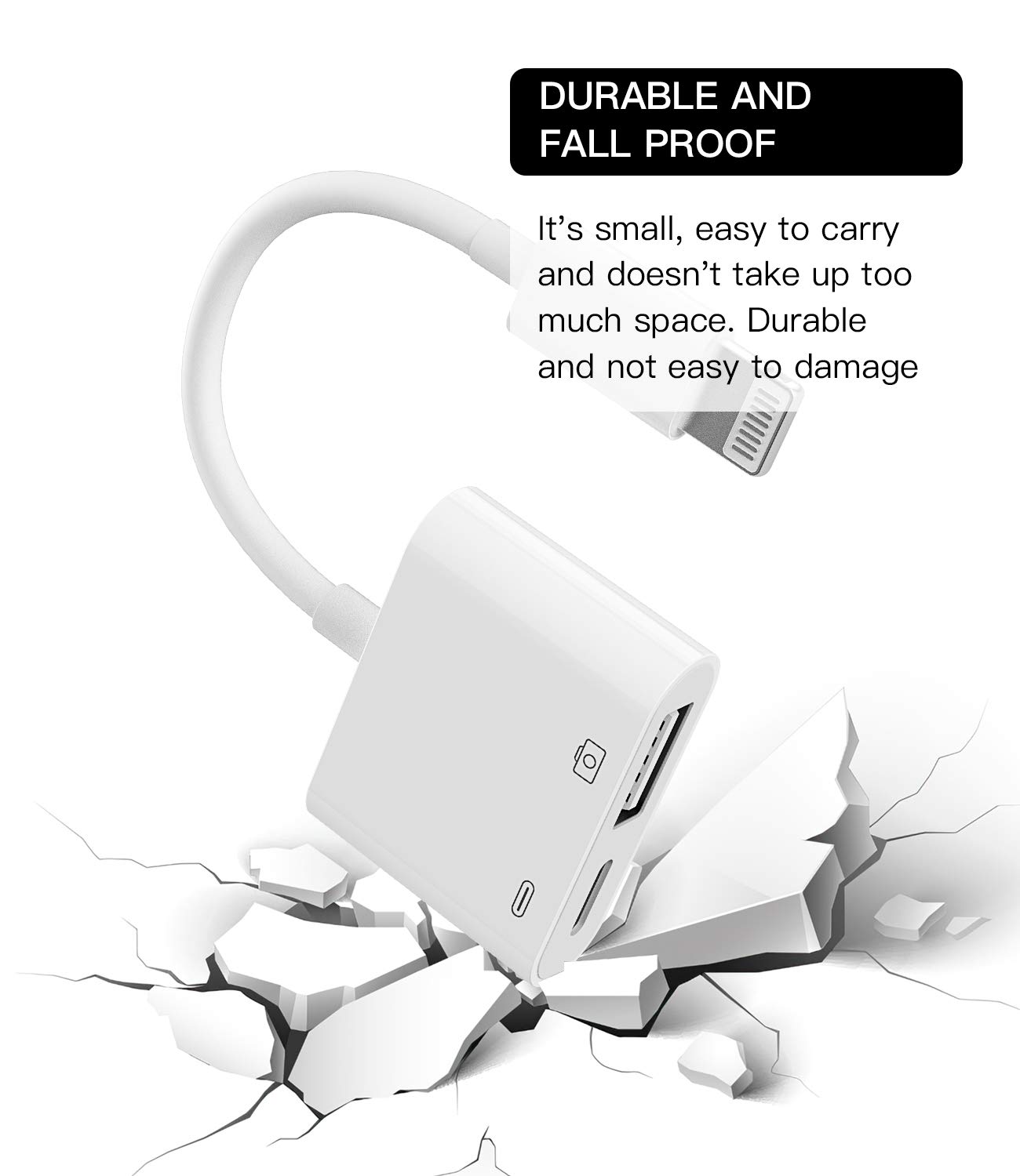 zoyuzan 3 in 1 USB OTG Adapter, Lightning