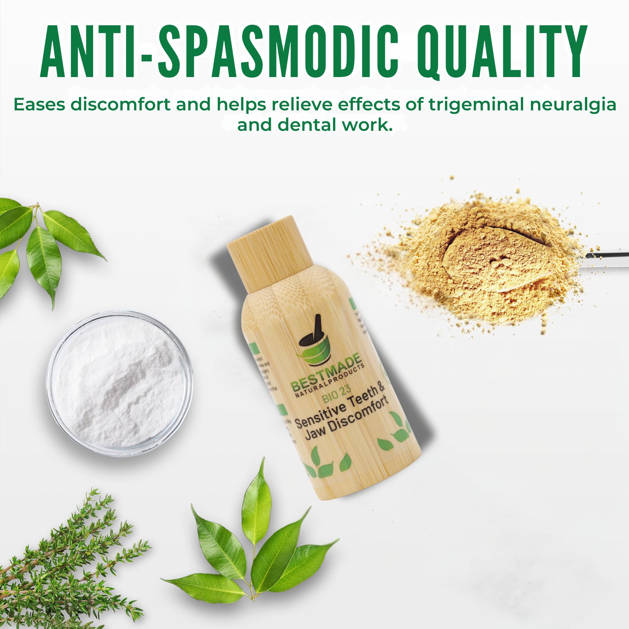 BestMade Natural Products Toothache & Nerve Support in Jaw | Helps Ease Tooth Sensitivity and Oral Discomfort Following Dental Work | Bio23 | Pellets