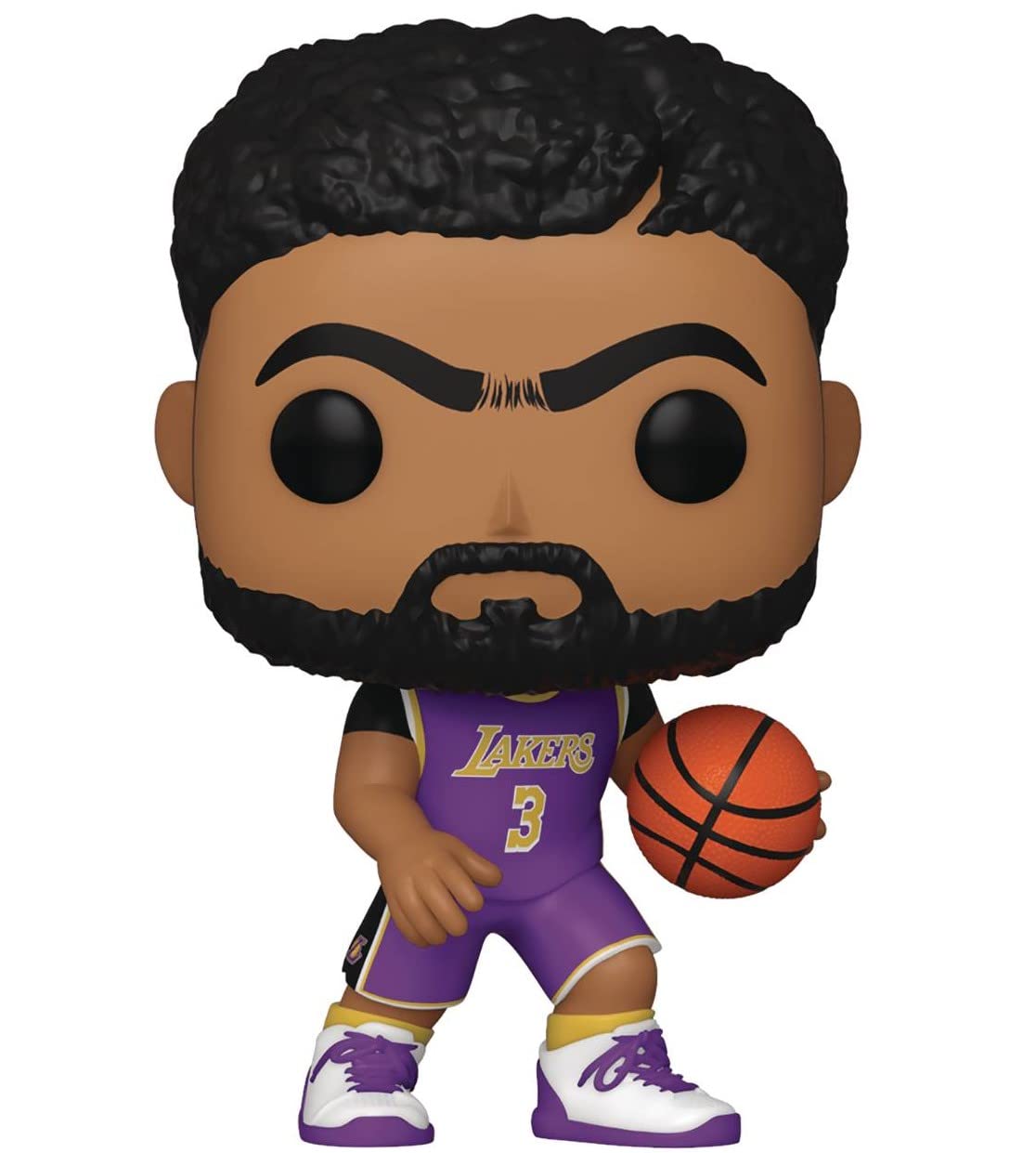 Funko NBA: Lakers - Anthony Davis (Purple Jersey) Pop! Vinyl Figure (Bundled with Compatible Pop Box Protector Case)