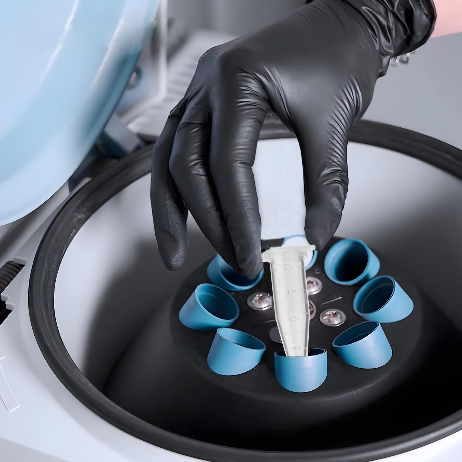 500PCS Biologix 1.5ml Microcentrifuge Tubes with Universal Cap (Non-Safe Lock Cap), Graduated Conical Micro Centrifuge Small Vials Without Leakage for Lab Use, Sample Storage