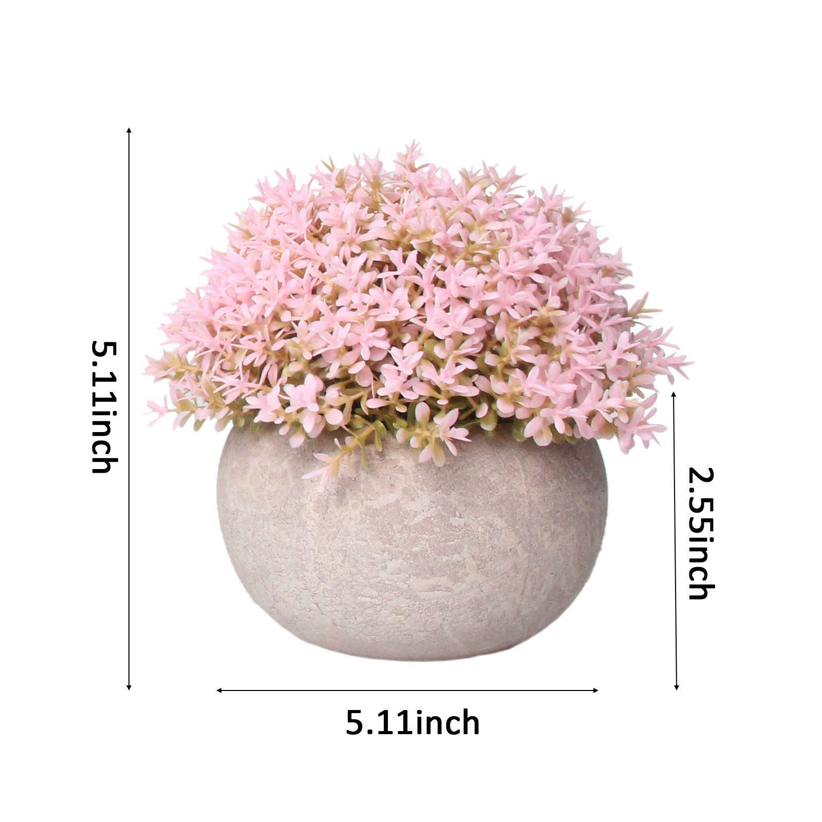 Artificial Plants,Fake Flowers Fake Plants Room Decor Artificial Green Fake Plant Artificial Plants in Pots for Home Decor Indoor ,Garden Office Wall Decoration Artificial Fake Flowers 3pcs (01)