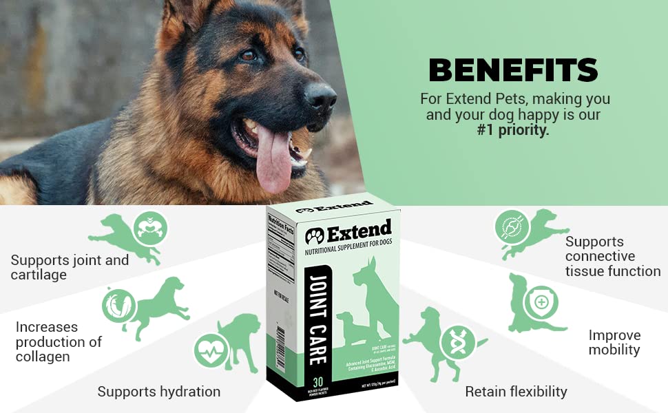 Extend - Joint Care and Probiotic for Dogs. Combo Special!