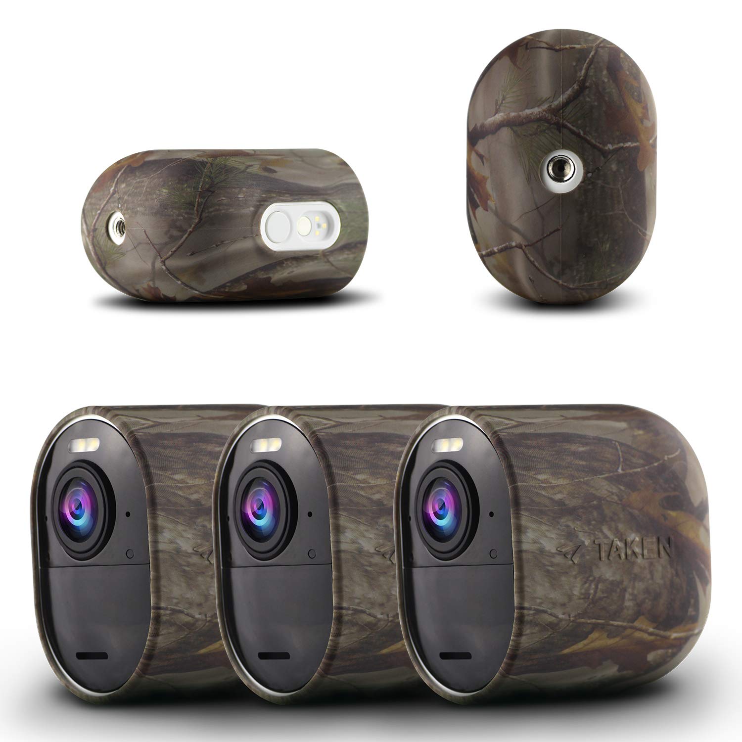 Arlo Ultra Skin, Taken Protective Silicone Skins Compatible with Arlo Ultra Camera - Durable and Weatherproof Silicone Case Protection, 3 Pack, Camouflage