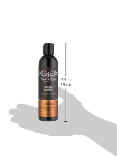 Rucker Roots Detangling Conditioner |Turnip, Carrot, Ginger Root Oils| For All Hair Types| Hydrates & Moisturizes Hair| Detangles Hair