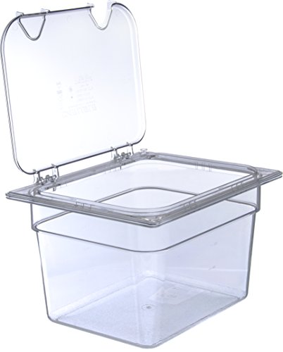 Carlisle FoodService Products 10223B07 StorPlus Half Size Food Pan, Polycarbonate, 8" Deep, Clear
