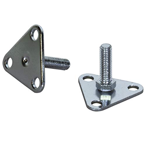 Akro-Mils AWFOOTPLATE4PK - Foot Plate for Chrome Wire Shelf System Upright Leg- Pack of 4(Pack of 4)