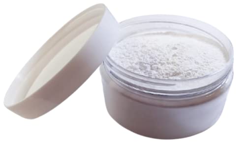 China Rain Dusting Powder Gift Set - 8 oz Jar Talc-Free Silk Powder - Fluffy Fleece Puff