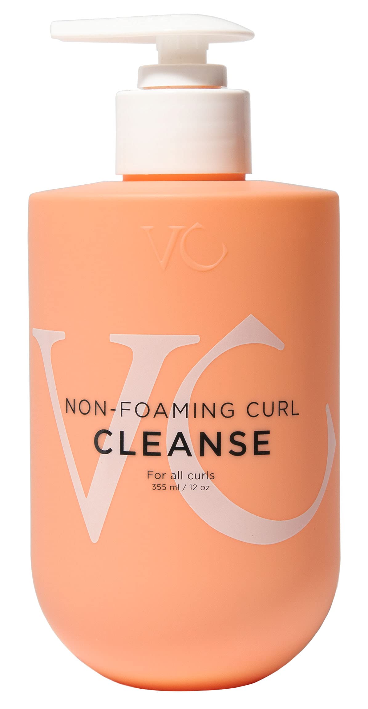 VICIOUS CURL Non-Foaming Curl Cleanse – No Lather for Curly Hair – Curl Enhancing, Moisturizing, Hydrating Frizz-Free, Enhanced Bounce – Sulfate; Paraben and Silicone Free, 12 Fl Oz