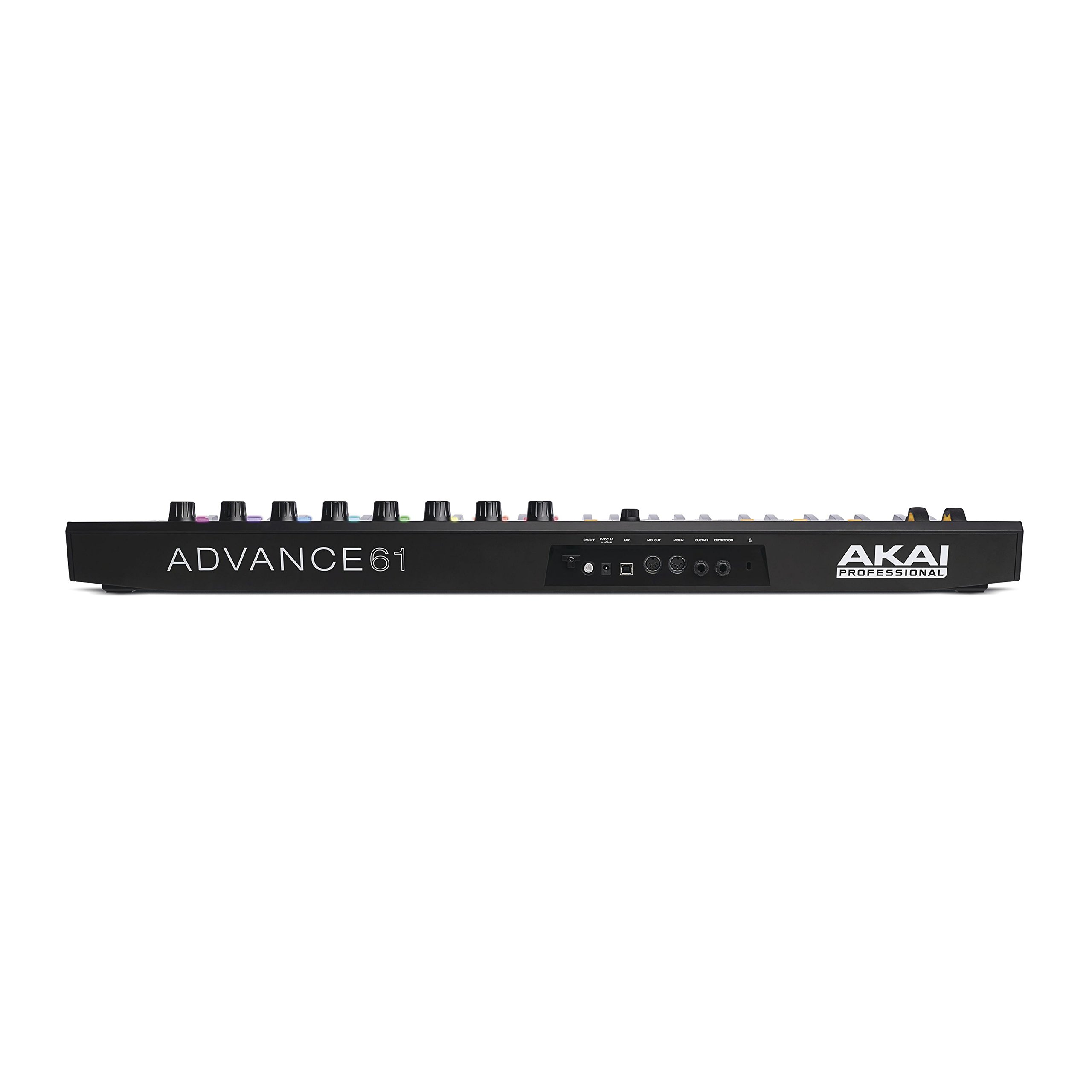 Akai Professional Advance 61 | 61-Key Virtual Instrument Production Controller with Full-Color LCD Screen & 10K Sounds Download