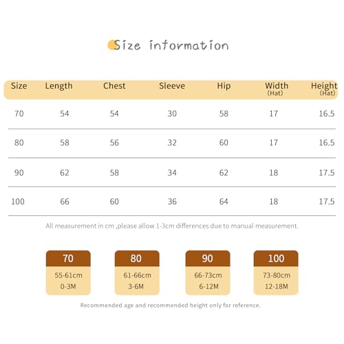 Hadetoto Newborn Baby Sweater Romper Knit Outfits Long Sleeve Jumpsuit with Warm Hat for Infant Boy Girl