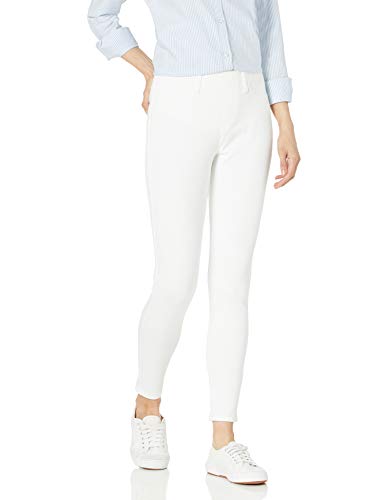 Amazon Essentials Women's Pull-On Knit Jegging (Available in Plus Size), White, Medium