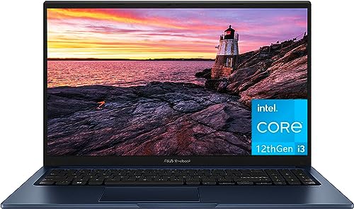 ASUS 2023 Newest Vivobook 15 Laptop, 15.6" Full HD Display, Intel Core i3 1215U Up to 4.4GHz, 16GB RAM, 1TB SSD, Intel UHD Graphics, Wi-Fi, Business, Student, Windows 11 Home S, Bundle with JAWFOAL