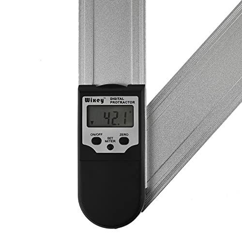 8" (203mm) Wixey Digital Protractor with Miter Function