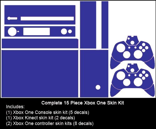 3D Carbon Fiber Fire Red - Air Release Vinyl Decal Mod Skin Kit by System Skins - Compatible with Microsoft Xbox One (XB1)