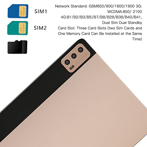 4G Calling Tablet, 10in Tablet for 11 for Office (US Plug)