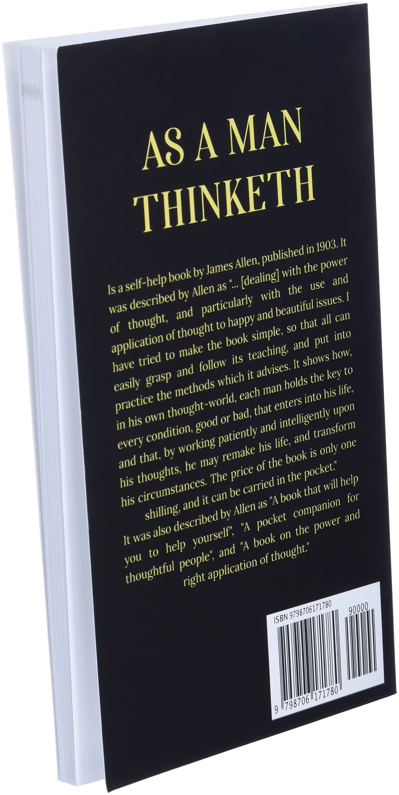 As a man Thinketh: The Original 1902 Edition (The Wisdom Of James Allen)