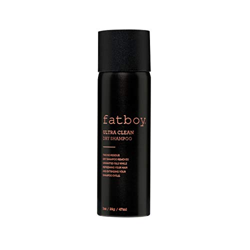 Fatboy Hair Ultra Clean Dry Shampoo, Oil Absorbing and Refreshing, Dry Hair, 1 Oz.