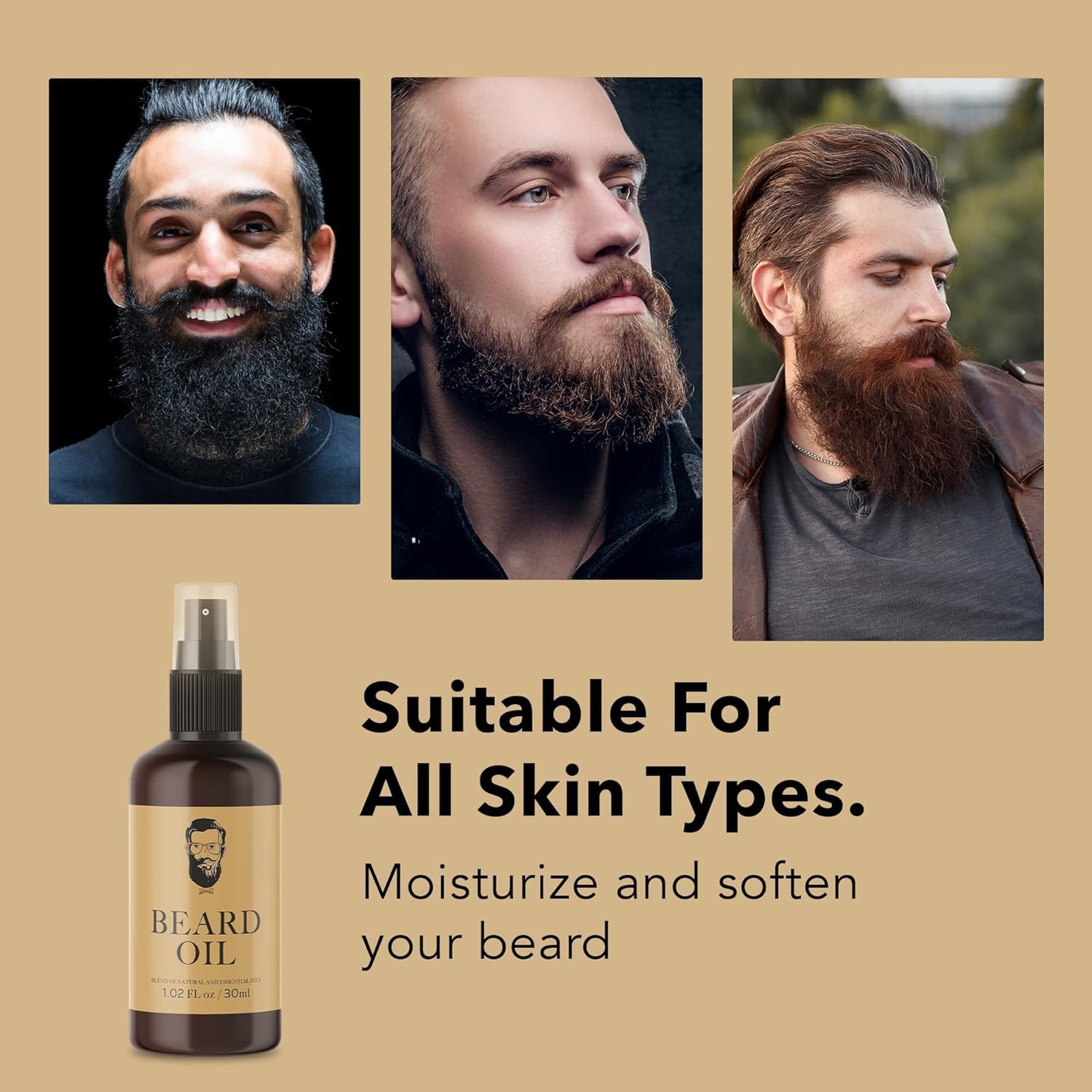 Barbology LONDON Vegan Multi-Purpose Beard Oil for Eliminating Dandruff and Impurities in Hair, 1.02 oz