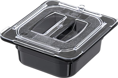 CFS 3068303 StorPlus Sixth Size Food Pan, Polycarbonate, 2.5" Deep, Black