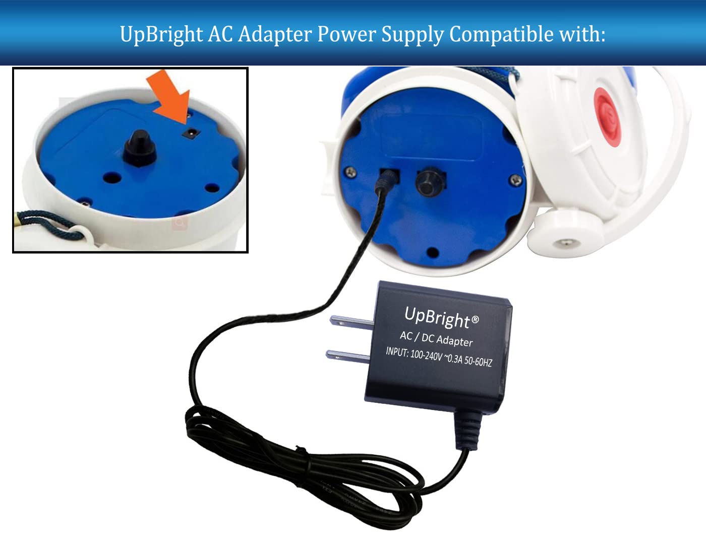 UpBright 8.4V AC/DC Adapter Compatible with Water Tech LC099-2S LC099-2S-US-EU Pool Vac Blaster Catfish Li Vacuum Cleaner 20000CL CAT003LI P20X003LI SPDV008LI IVAC C2 250 FX-4 21001DL 9V Power Charger
