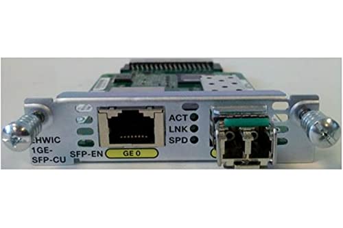 CISCO DESIGNED NIM-1GE-CU-SFP= 1 Port Ge WAN Nim Dual-Mode RJ45 & SFP Module