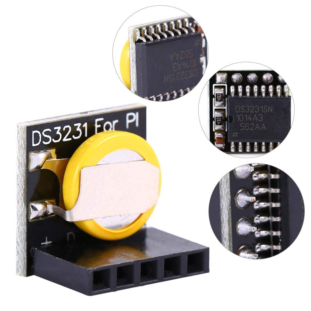 Tosuny DS3231 RTC High Precision Board Real Time Clock Module for Arduino Raspberry Pi,3.3 V and 5 V