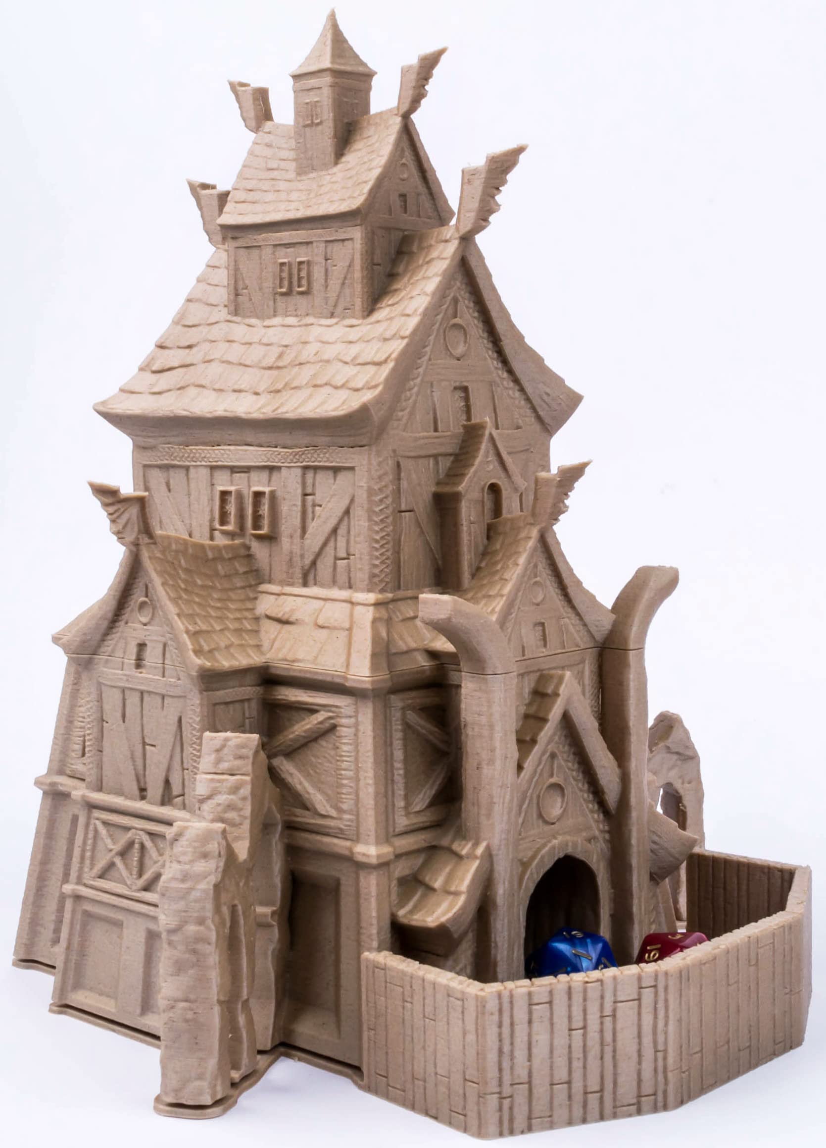 3D Vikings Valkyrie Dice Tower - The Perfect Way to Keep Your Dice Rolls Fair and Unbiased