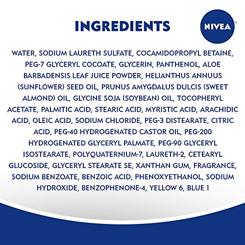 NIVEA Fresh Aloe and Lily Refreshing Body Wash with Nourishing Serum, 20 Fl Oz Bottle