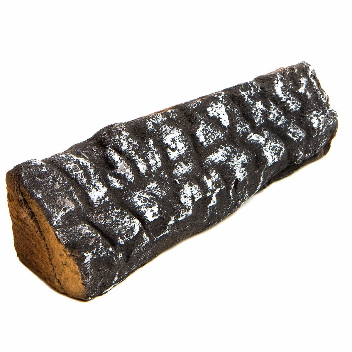 Barton 10PCS Ceramic Fireplace Logs Fake Logs Stackable Wood Logs for Firebowl, Firetable, Fire Pits, Propane, Gas Inserts, Ethanol (10-Pieces)