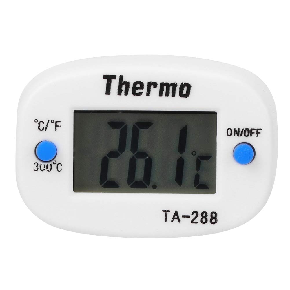 2Pcs Food Cooking Thermometer TA288 Long Probe Digital Meat Temperature Measuring Device for Kitchen BBQ and Grill, -50-300℃