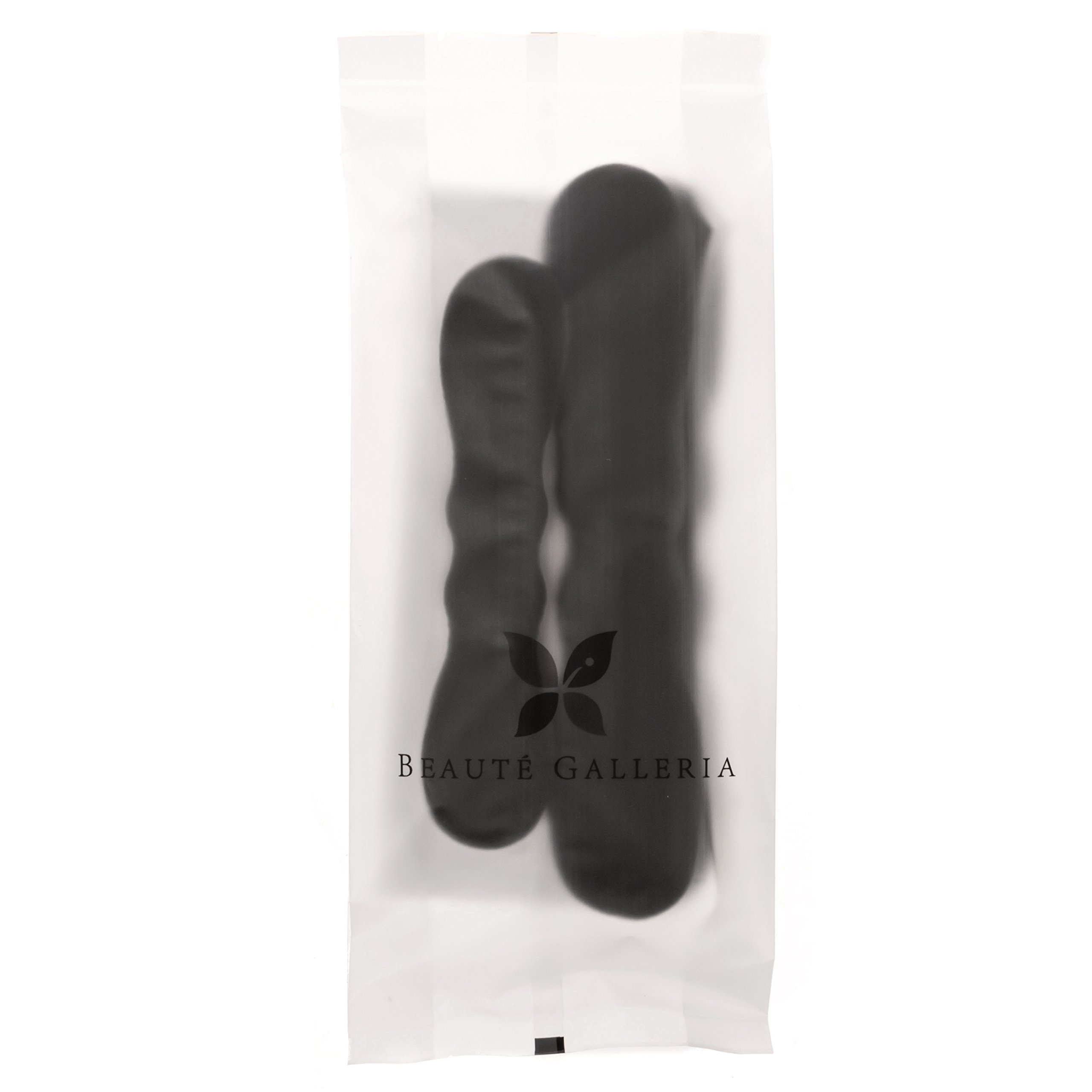 Beaute Galleria Magic 4 Pieces Black Foam Sponge Twist Shapers, Hair Bun Maker, Hair Donuts for Ballet Buns (2 Small, Large)