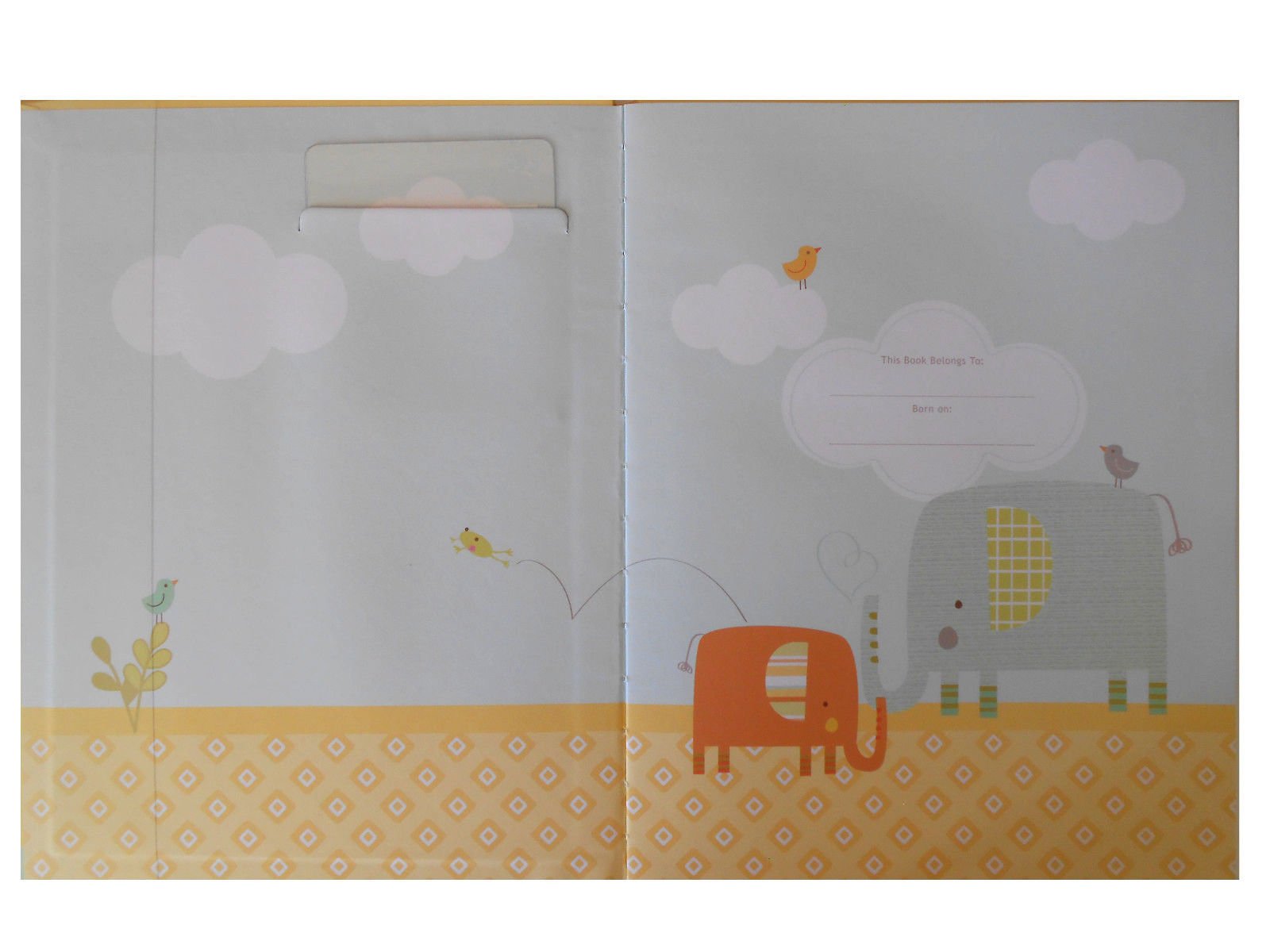 C.R. Gibson Stepping Stones "Baby's World" Baby's First Memory Book - Animals - Style May Vary