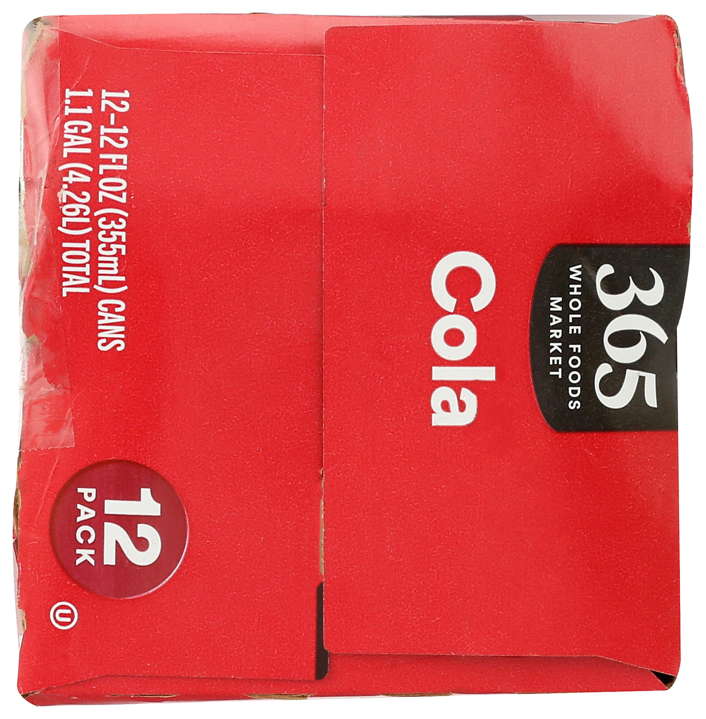 365 by Whole Foods Market, Cola 12 Pack, 12 Fl Oz