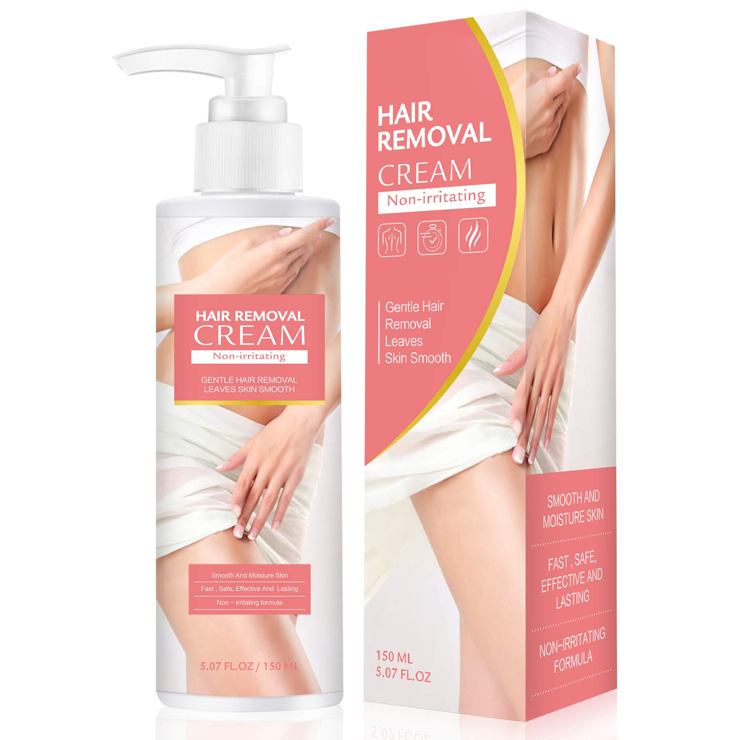 Hair Removal Cream, Lifelj Hair Remover Cream for Women and Men,Depilatory Cream,Hair Inhibitor, Skin Friendly Painless for Face, Arm, Leg, Armpit
