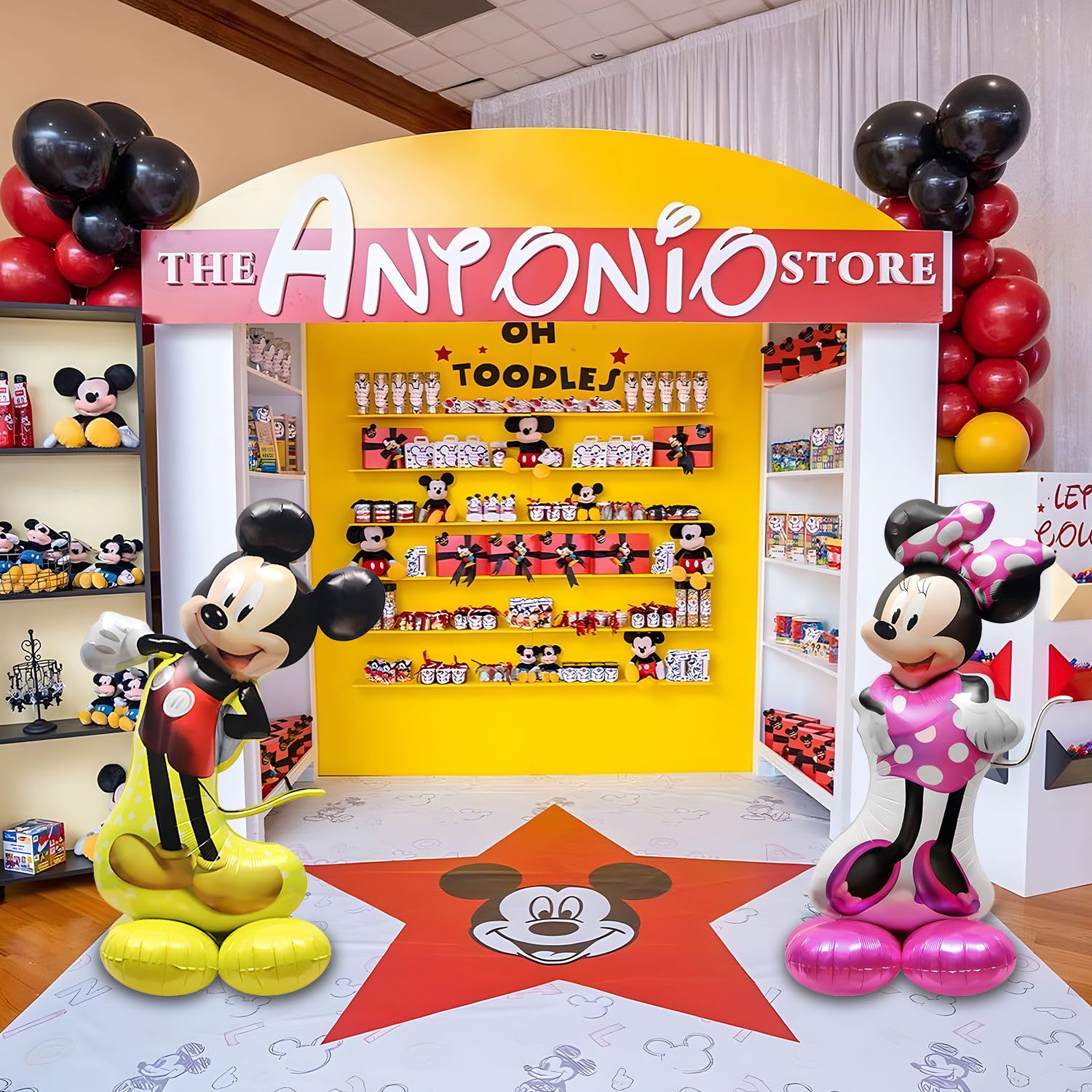 2PCS Jumbo Mickey Foil Balloon Birthday Decoration Minnie Foil Balloon 50" Party Supplies