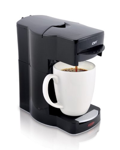 Café Valet Black Single Serve Coffee Brewer, Exclusively for use with Café Valet Coffee Packs