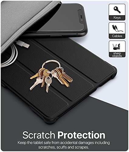MoKo Case for Lenovo Tab M8 /Smart Tab M8 / Tab M8 FHD Case Model TB-8505F/TB-8505X/TB-8505FS/TB-8705F, Slim Lightweight Smart Shell Stand Cover Case for Lenovo Tab M8 HD/Tab M8 HD LTE, Black
