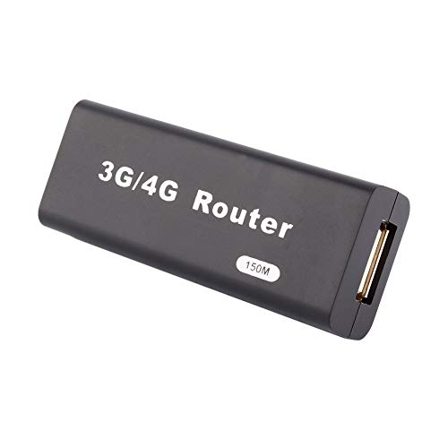 3G 4G Mini Wireless Portable WiFi Router, 3G/4G WiFi WLAN Hotspot 150Mbps RJ45 USB Wireless Router for Most WiFi Device with USB for Computers and Phones