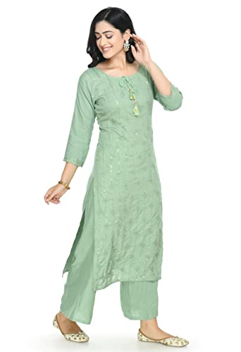 AnjuShree Choice Women Indian Top Cotton Kurti Palazzo pant for women Tunic top