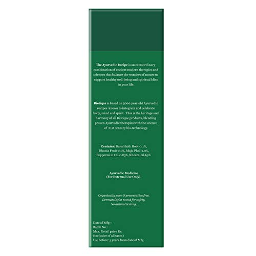 Biotique Bio Cucumber Pore Tightening Toner with Himalayan Waters for Normal to Oily Skin -120 ML/ 4.06Fl.Oz. I Help from Harmful Effects of Sun I Berberis aristata, Cucumis sativus