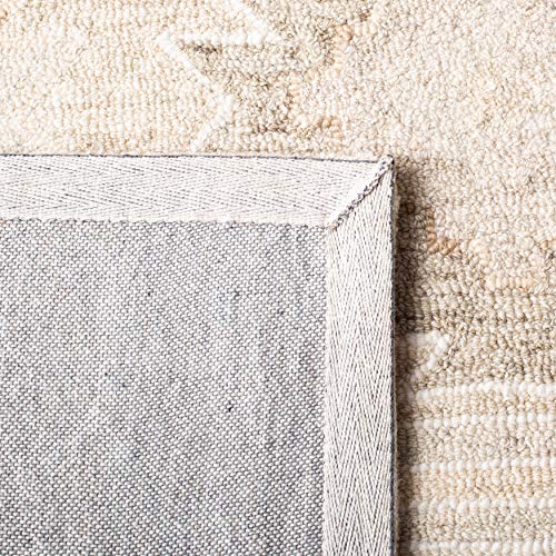 SAFAVIEH Capri Collection 2'3" x 9' Beige CPR203B Handmade Premium Wool Runner Rug