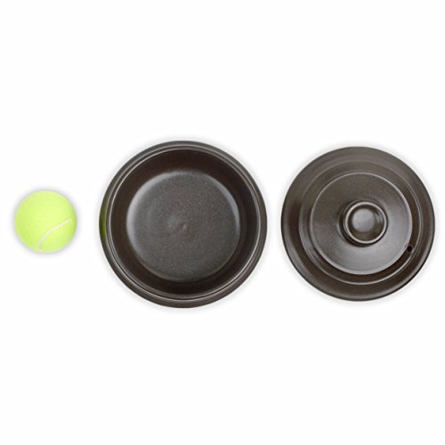 Crazy Korean Cooking Dolsot Korean Stone Bowl with Lid (No Trivet) (Size 4)
