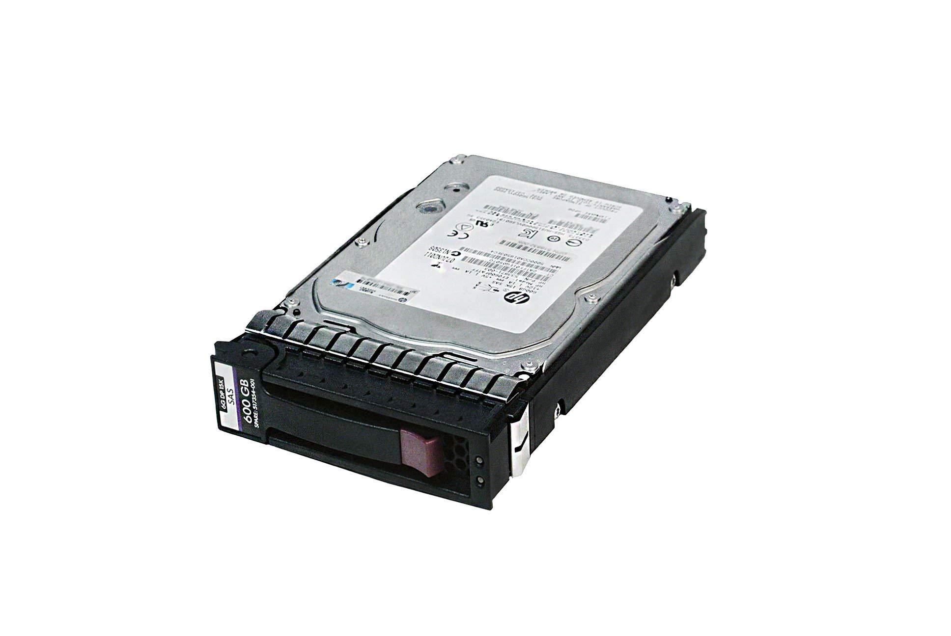 HP 600GB 6G SAS 15K 3.5in LFF Hot-Plug Hard Drive 517354-001 (Renewed)