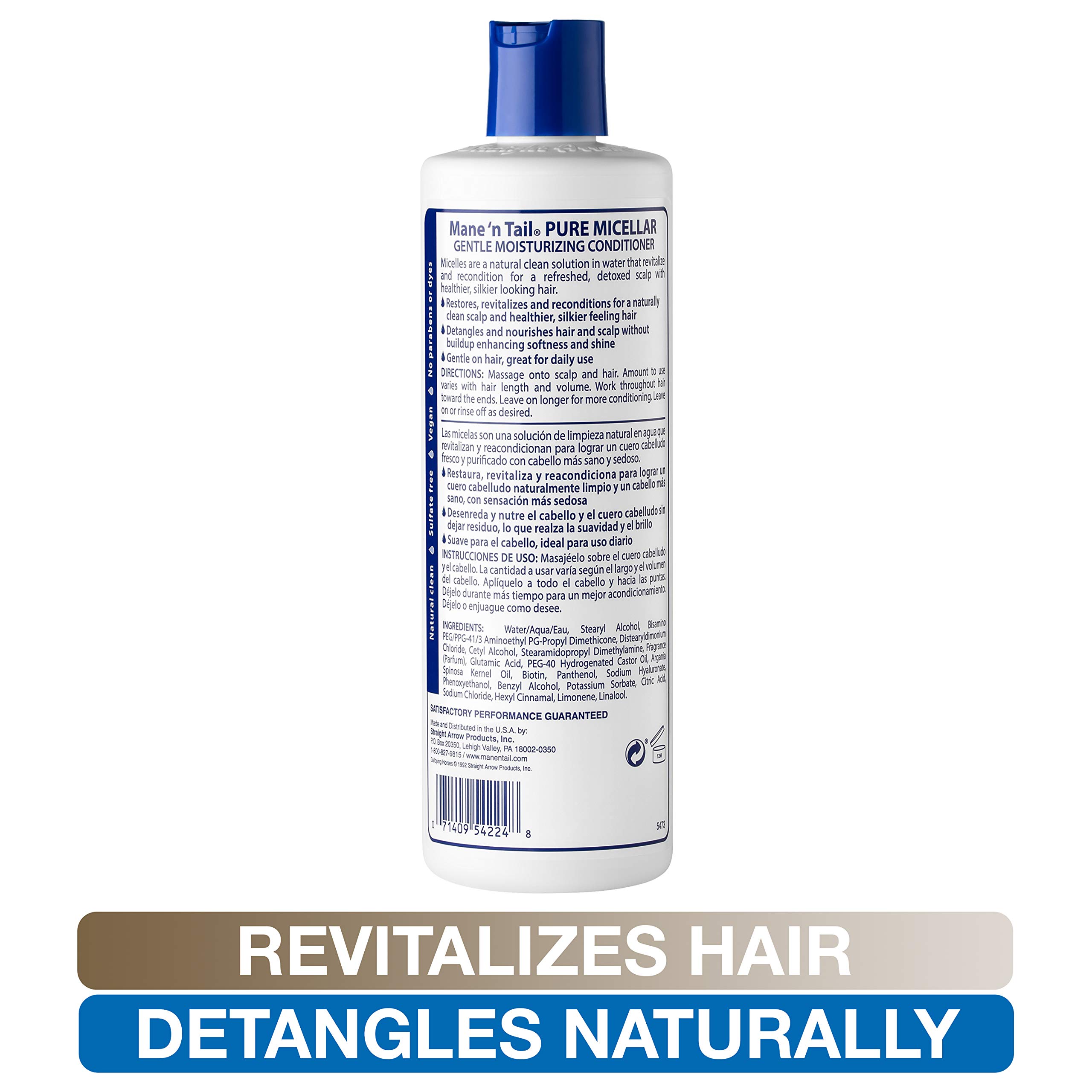 Mane 'n Tail Micellar Conditioner Biotin Infused, Creamy White, 11.2 Ounce