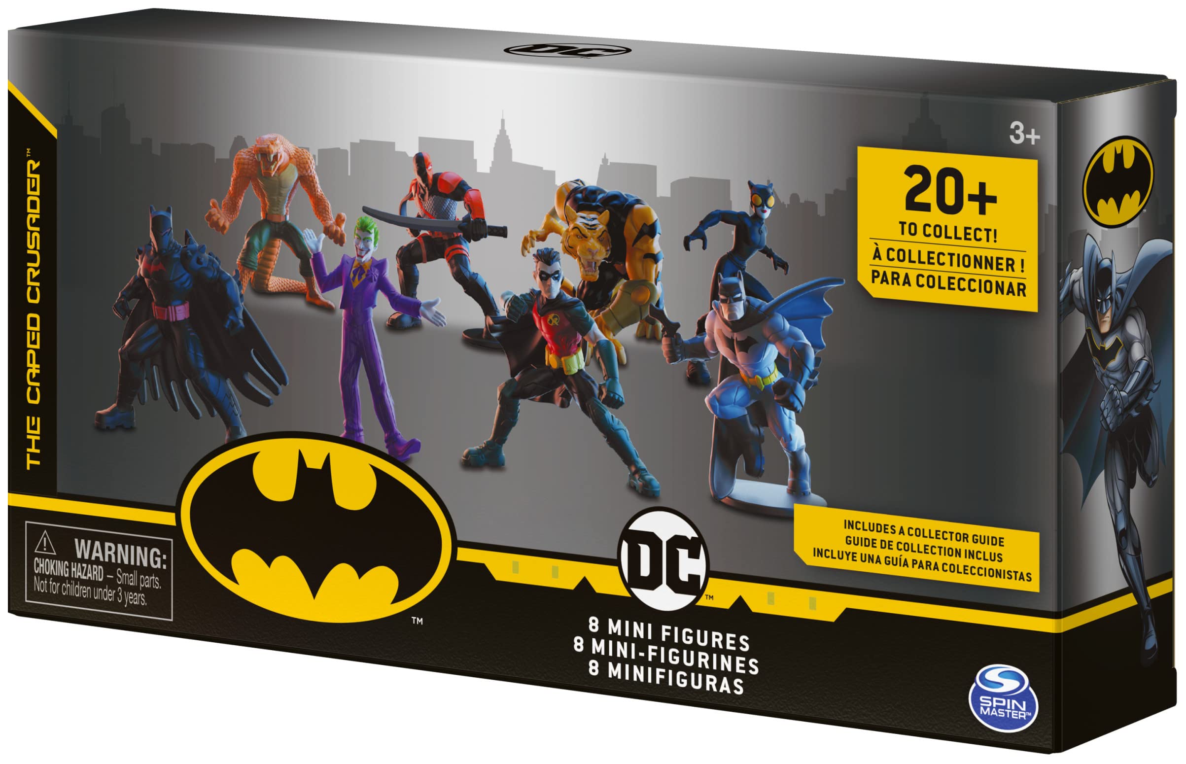 Batman 2-inch Scale 8-Pack of Collectible Mini Action Figures (Amazon Exclusive), Kids Toys for Boys Aged 3 and up