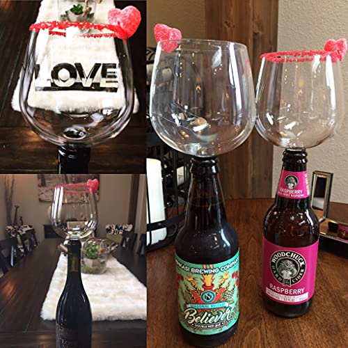 Guzzle Buddy Wine Bottle Glass, It Turns Your Bottle into Your Glass, Original As Seen on Shark Tank