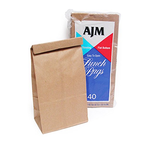 40 Pc Paper Bags Sandwich Container Snack Food Party favors Lunch Bag Grocery