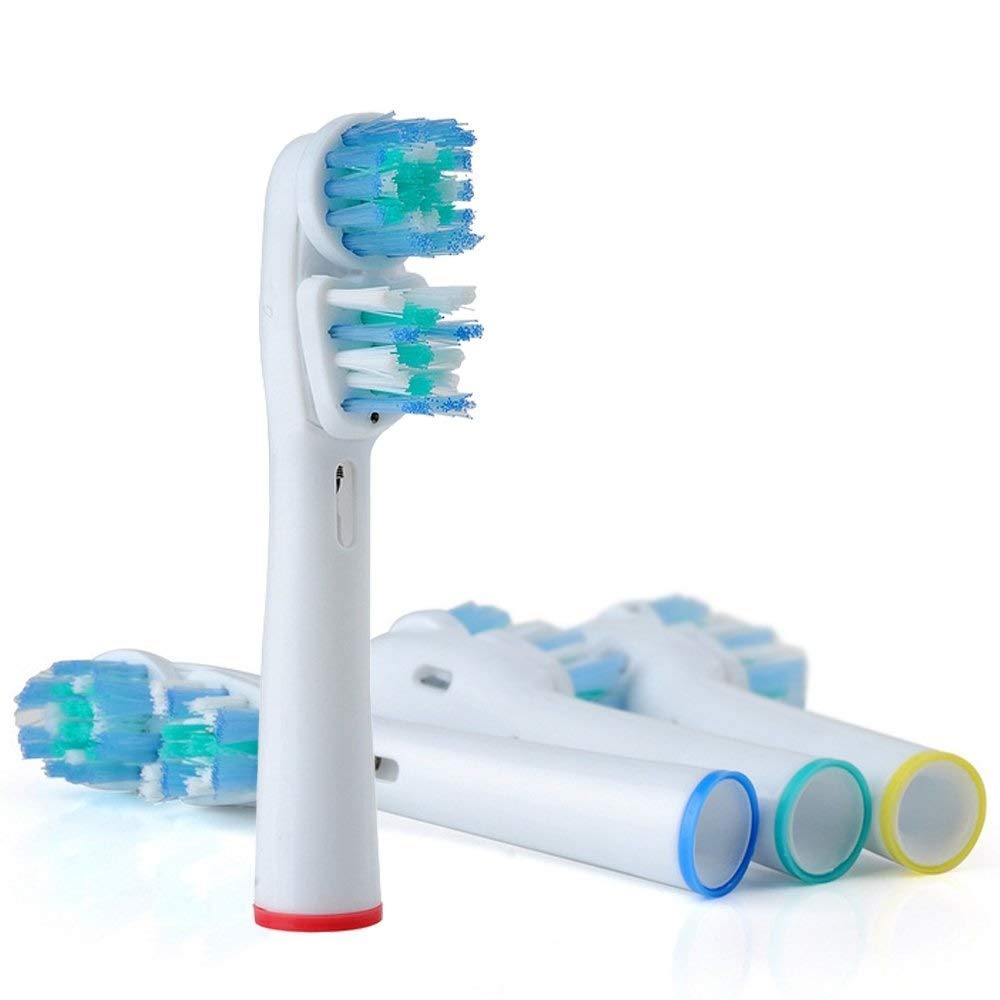 Replacement Brush Heads for Braun Dual Clean Oral-B Electric Toothbrush, Vitality Floss Action, Genius, Smart Series Pro, Triumph, Advance Power & Kids Toothbrush - 8 Pack