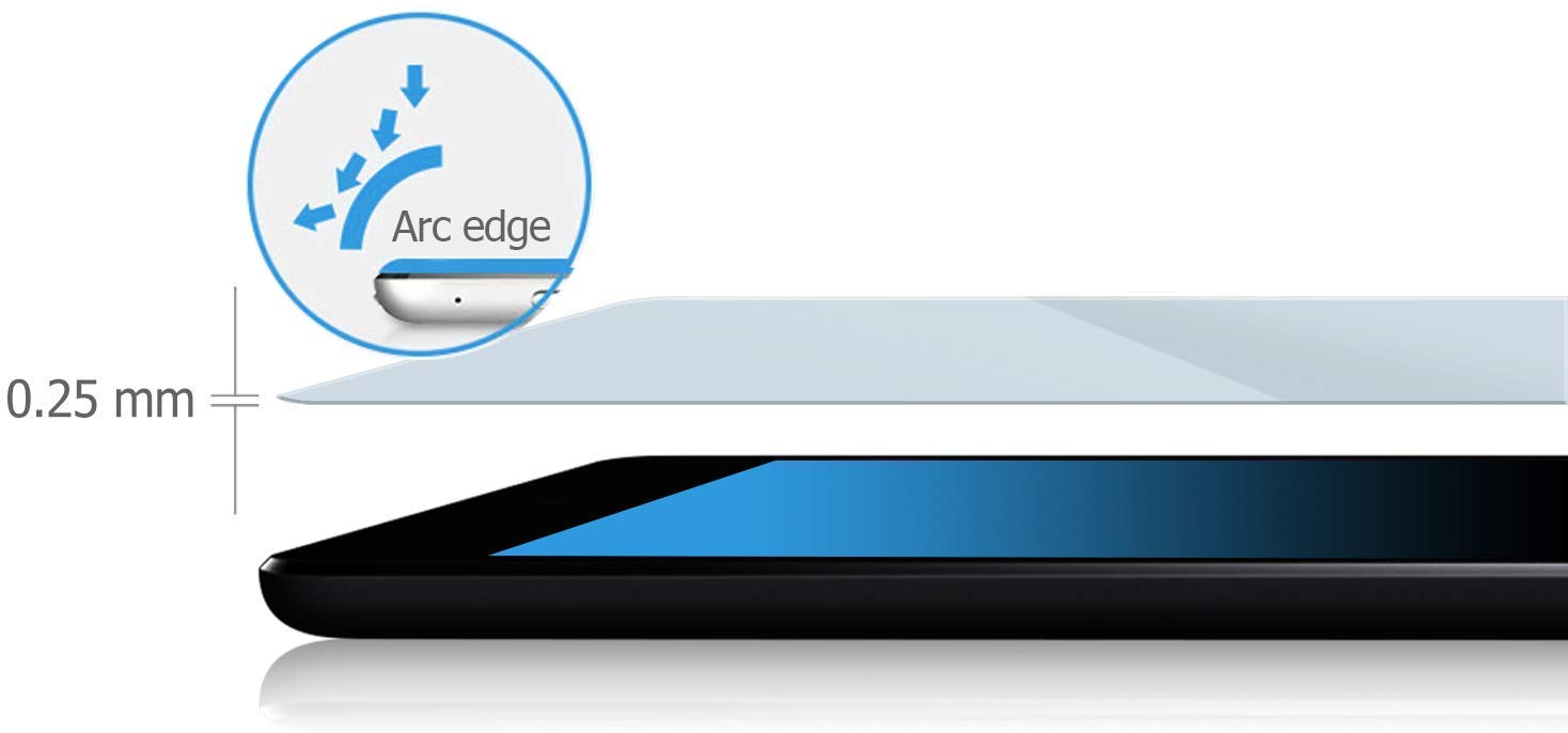 TiKeDa 3 Pack Screen Protector for iPad 9th Generation 10.2 Inch iPad 8/7th Gen, Tempered Glass for iPad 9 8 7 (2021/2020/2019) -Model A2602/A2603/ A2270/A2428/ A2197/A2198/A2201